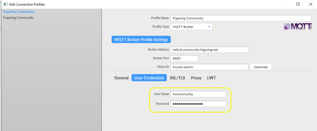 Fundamentals Of Connecting Mqtt Client With Fogwing Iot Platform
